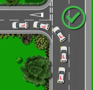 Best Road Position for a Left Turn - Learn Automatic